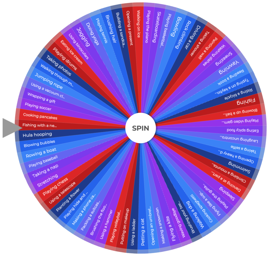 Charades Wheel by Random Wheel Spin