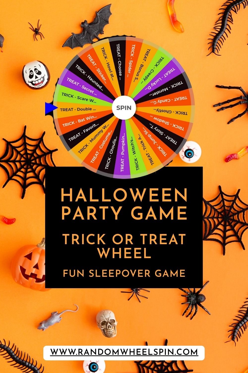 Halloween Trick or Treat Wheel | Spin the Spooky Wheel Challenge